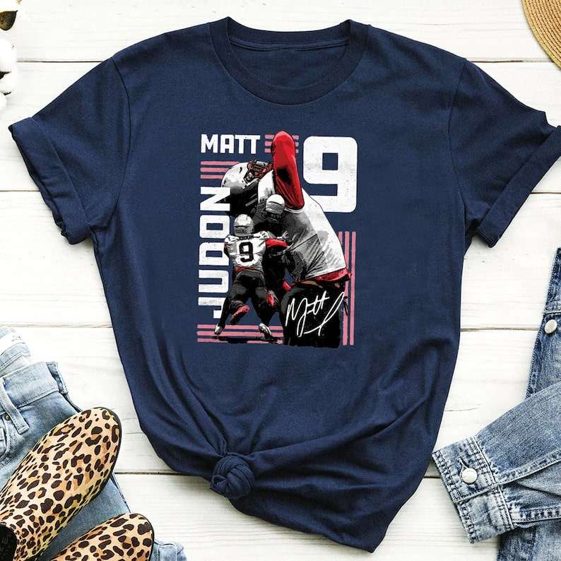 Matthew Judon T-Shirt - Bluefink