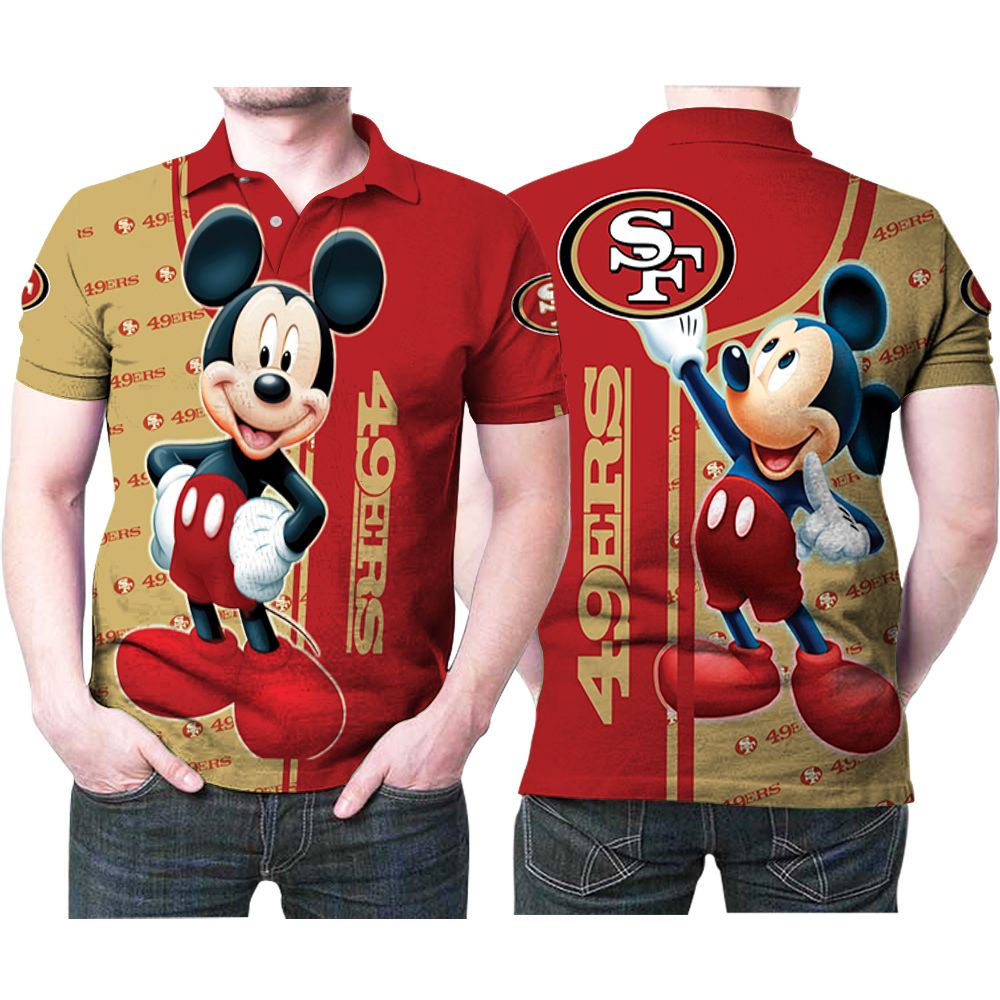 Mickey Mouse San Francisco 49ers Nfl American Football Team Logo 3d ...
