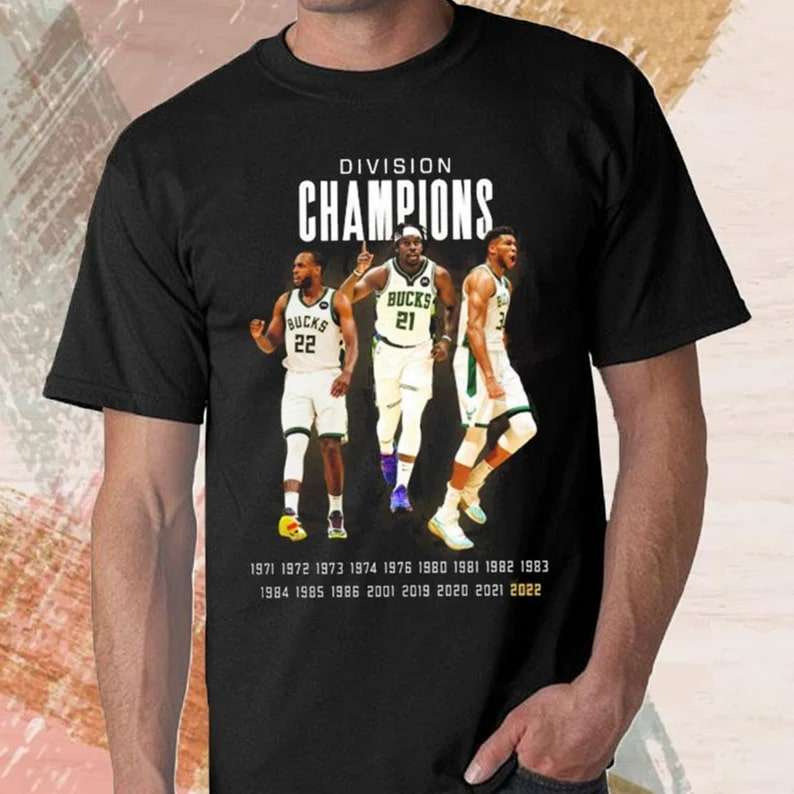 Milwaukee Bucks Division Champions 1971 2022 Shirt - Bluefink