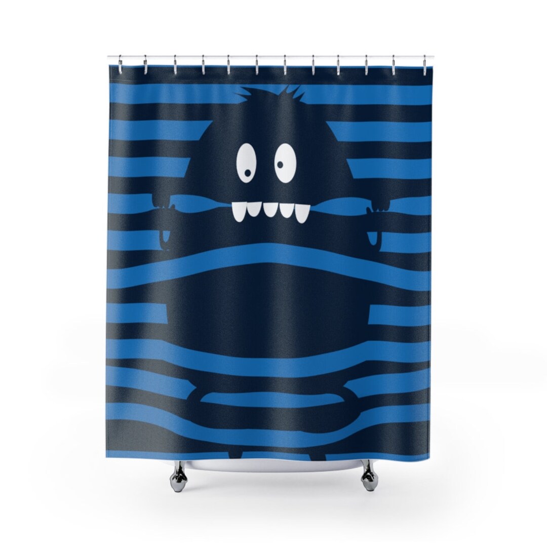 Monsters Shower Curtain - Bluefink