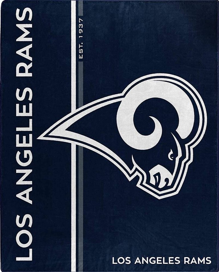 Nfl Los Angeles Rams Team Colors Sherpa Blanket Fleece Blanket Gifts ...