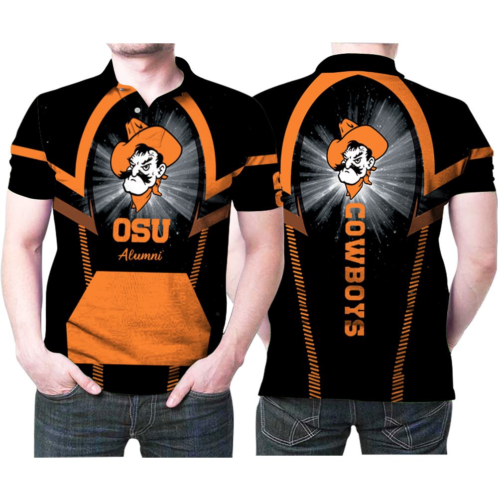 Osu Oklahoma State University Football Logo Cowboys Alumni Polo Shirt ...