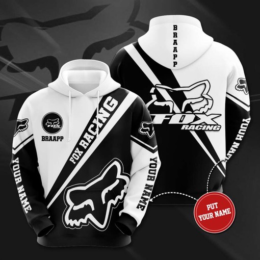 Personalized Fox Racing Custom Hoodie 3D - Bluefink