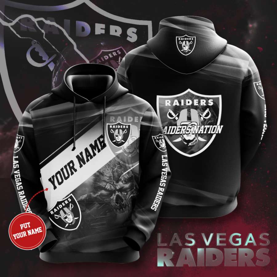 Personalized Las Vegas Raiders Custom Hoodie 3D - Bluefink