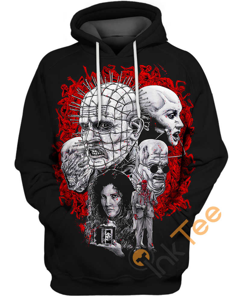Pinhead And Kirsty Hoodie 3D - Bluefink