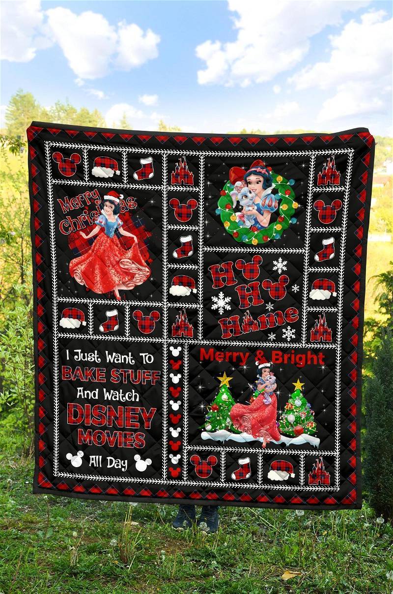 Princess Snow White Christmas Gift Idea Quilt - Bluefink