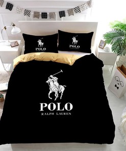 Ralph Lauren Polo Logo Bedding Set - Bluefink