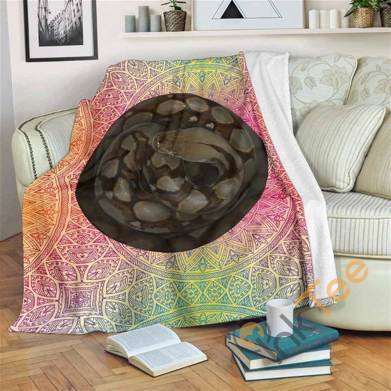 Reticulated Python Broghammerus Reticulatus Sherpa Fleece Blanket Gifts ...