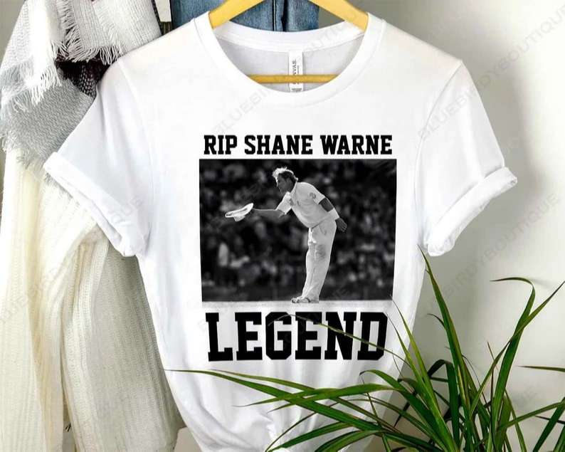 Rip Shane Warne Legend Shirt - Bluefink