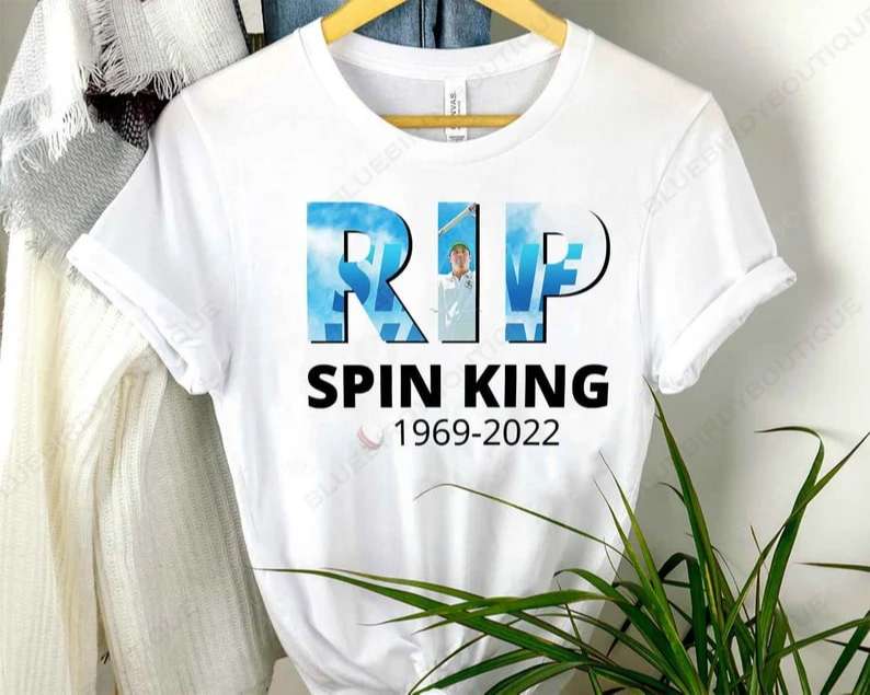 Rip Shane Warne Shirt - Bluefink