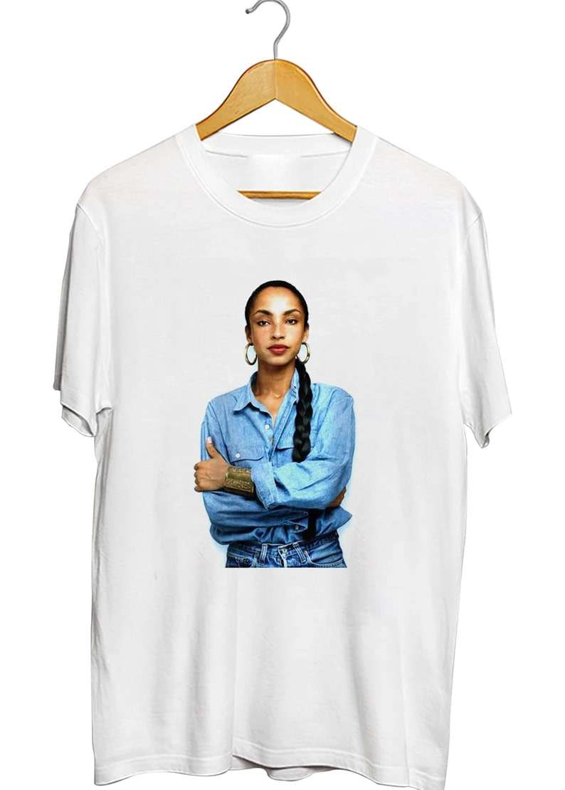 Sade Adu Merch Tour White T-Shirt - Bluefink