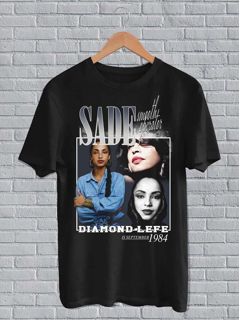 Sade Singer T-Shirts - Bluefink
