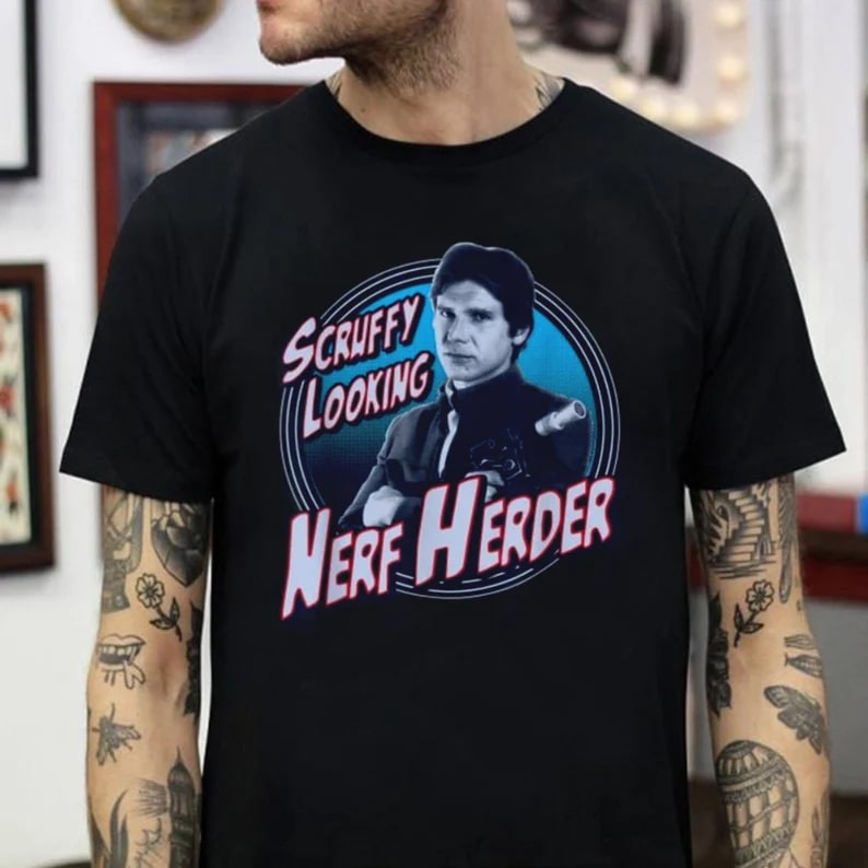 Scruffy Looking Nerf Herder T-Shirt - Bluefink