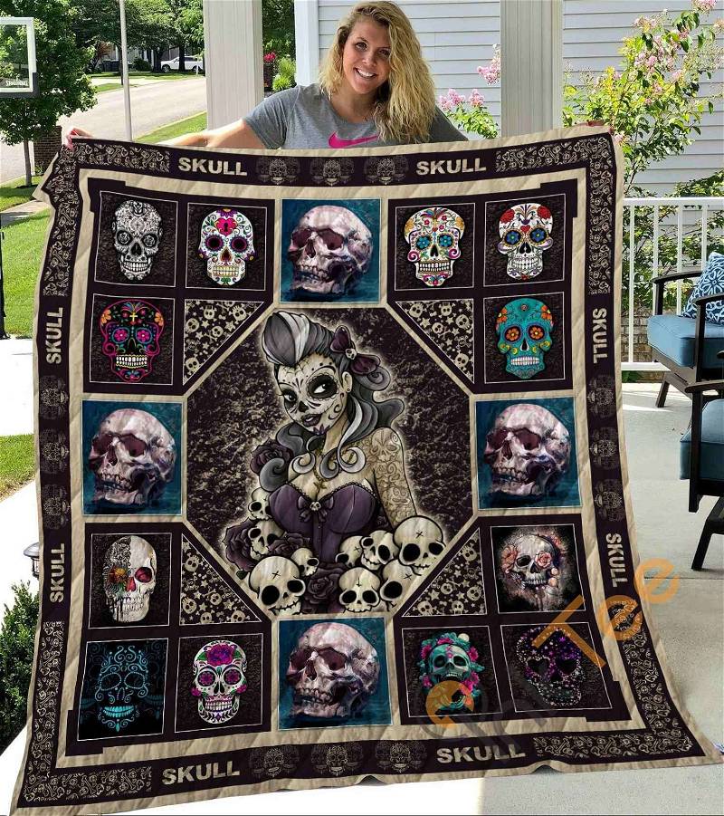 Skull Quilt - Bluefink