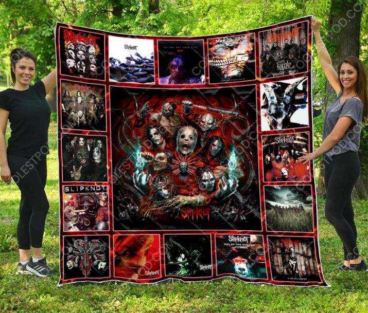 Slipknot Band Rock Quilt Blanket - Bluefink