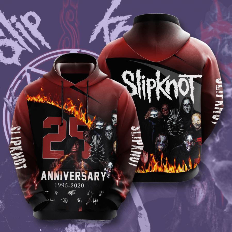 Slipknot Custom Hoodie 3D - Bluefink