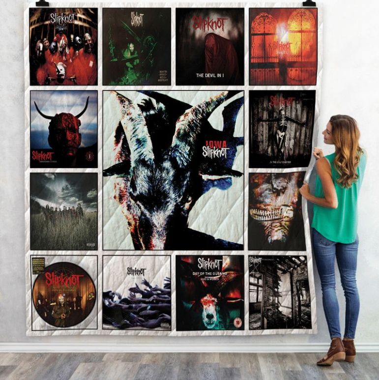 Slipknot Quilt Blanket 02 - Bluefink