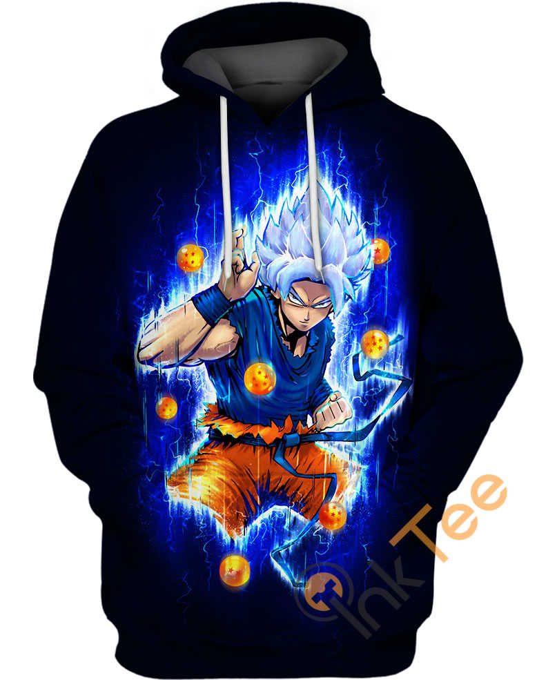 Son Goku Ultra Instinct Sport All Over Print Hoodie 3D - Bluefink