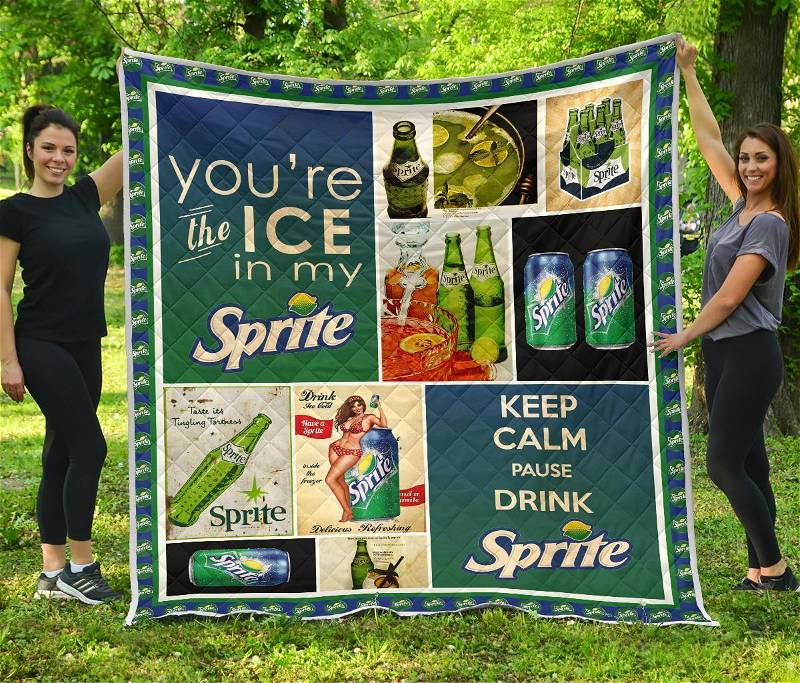 Sprite Funny Gift For Soft Drink Gift Idea Quilt - Bluefink