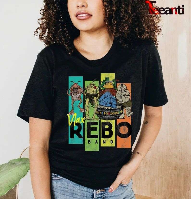 Star Wars Aliens Max Rebo Band Vintage T-Shirt - Bluefink