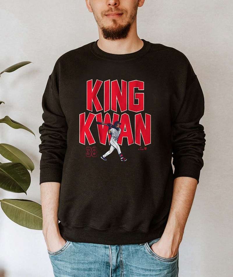 Steven Kwan King Kwan Love Baseball Shirt - Bluefink