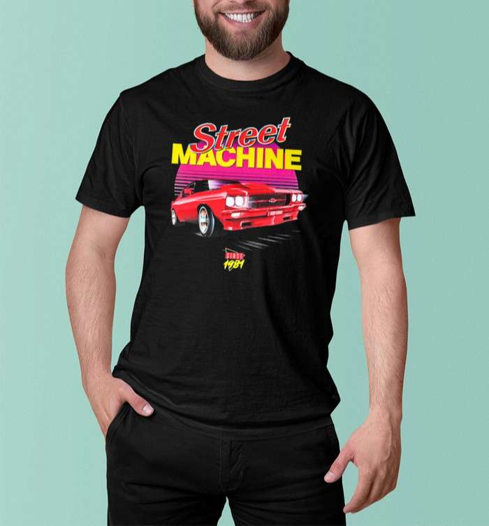 Street Machine 40Th Anniversary T-Shirt - Bluefink