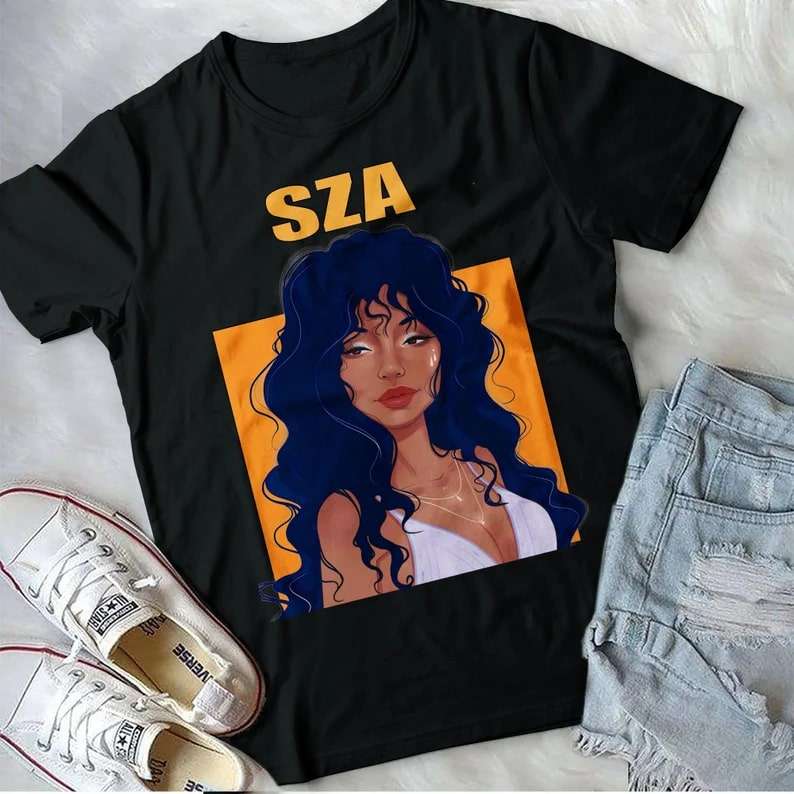 Sza Good Days Favorite T-Shirt - Bluefink