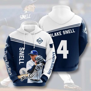 Tampa Bay Rays Custom All Over Print Hoodie 3D Style 6 - Bluefink