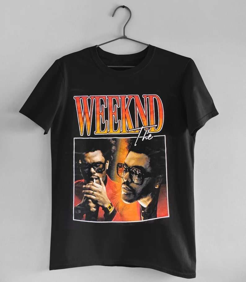 The Weeknd Homage T-Shirt - Bluefink