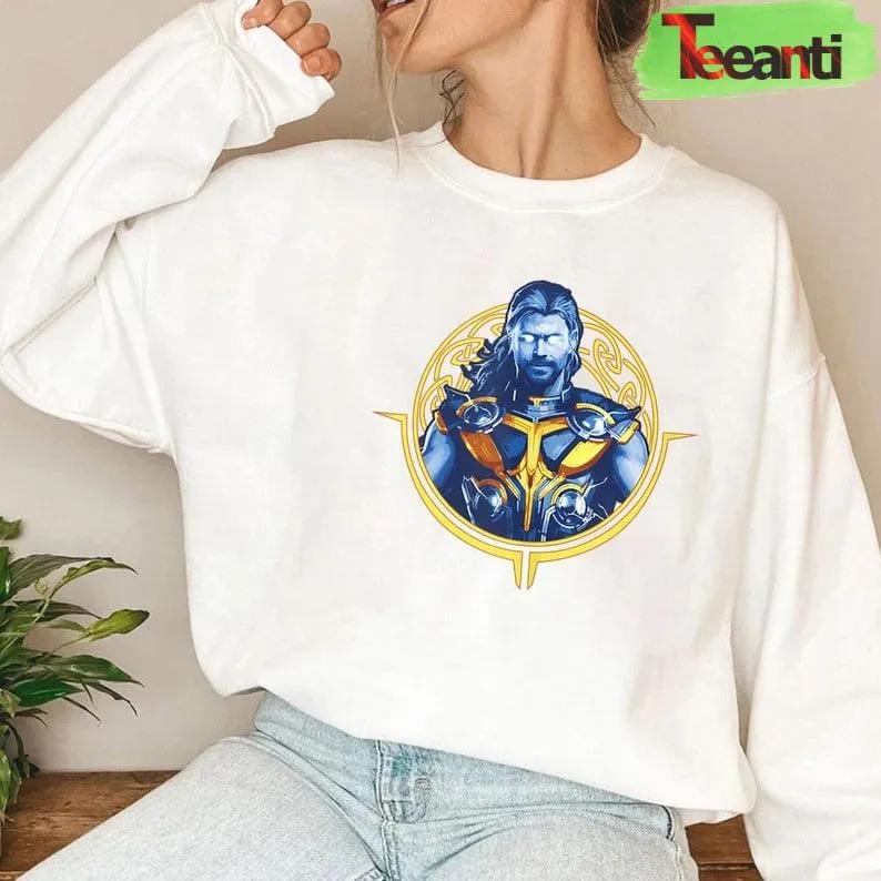 Thor Golden Armor Retro T-Shirt - Bluefink