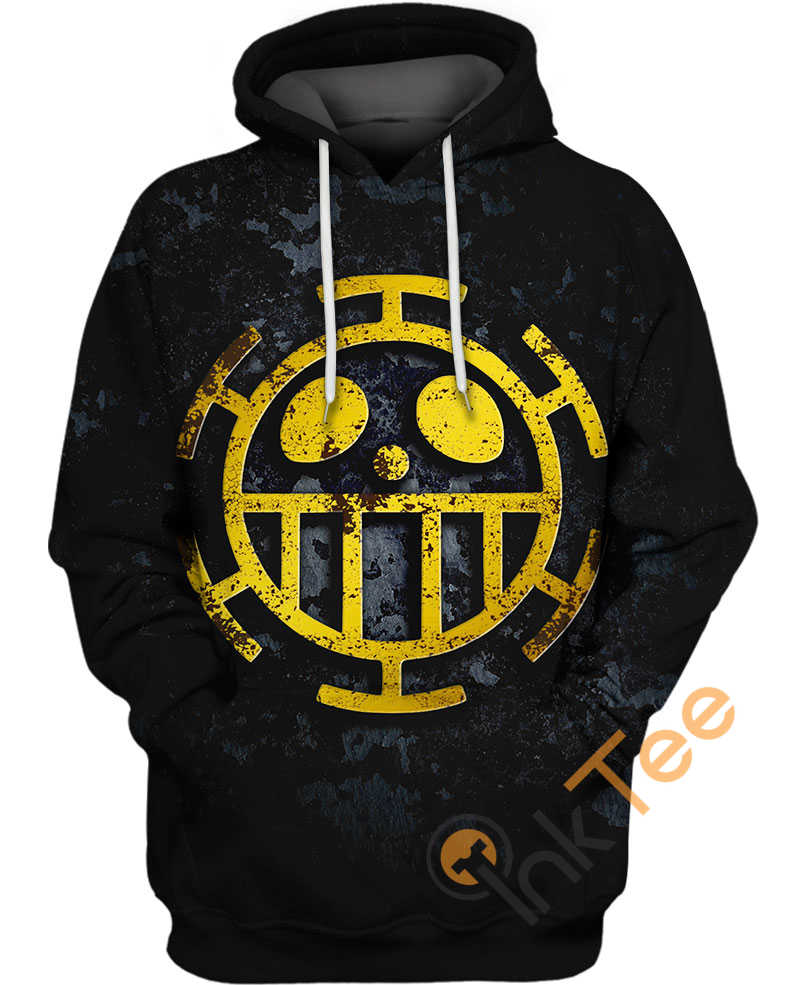 Trafalgar Law Logo Hoodie 3D - Bluefink