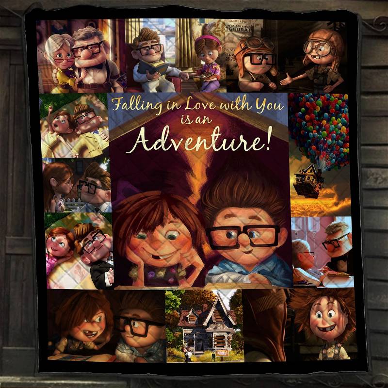 Up Movie Blanket Falling In Love With You Is A Adventure Gift For ...