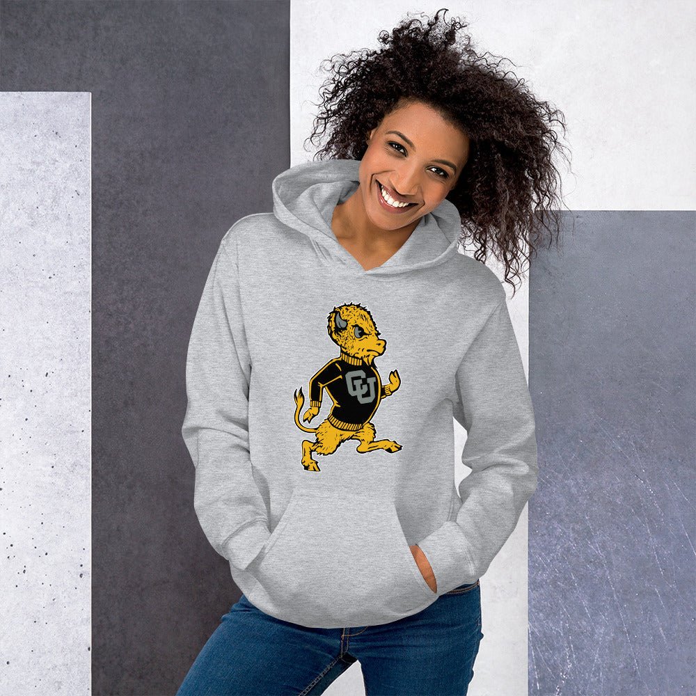 Vintage CU Boulder Mascot Artwork Crewneck Sweatshirt Hoodie Shirt ...