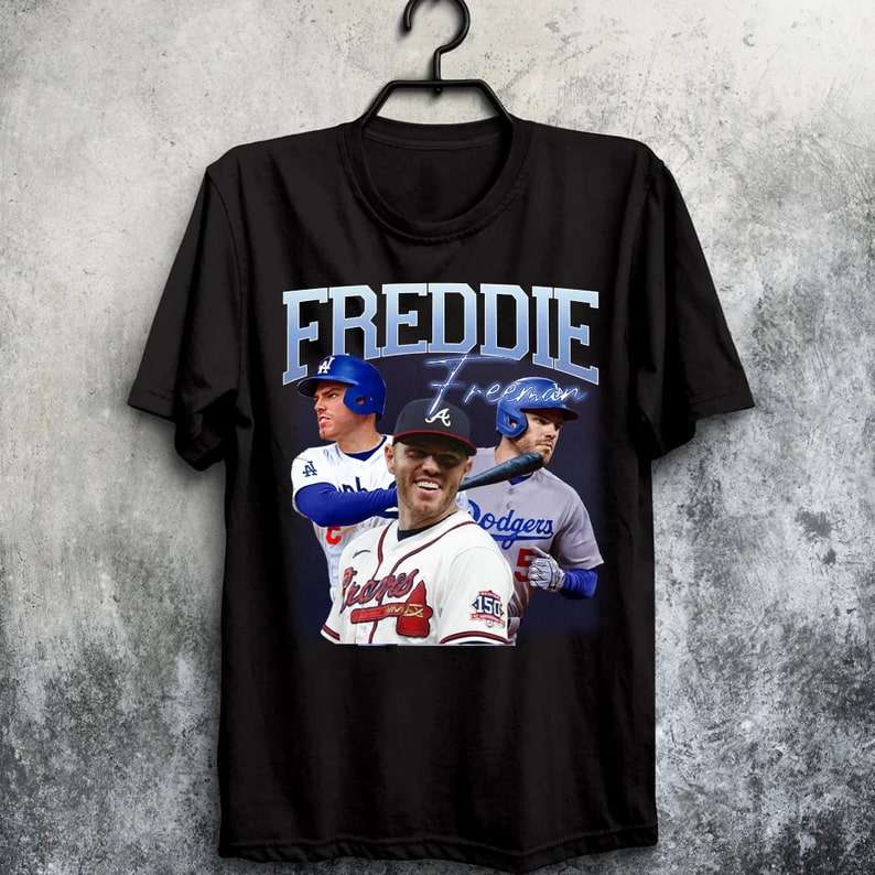Vintage Freddie Freeman La Dodgers T-Shirt - Bluefink