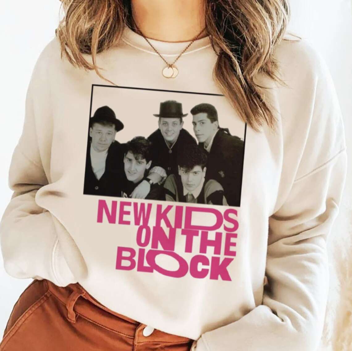 Vintage Nkotb Pink T-Shirt - Bluefink
