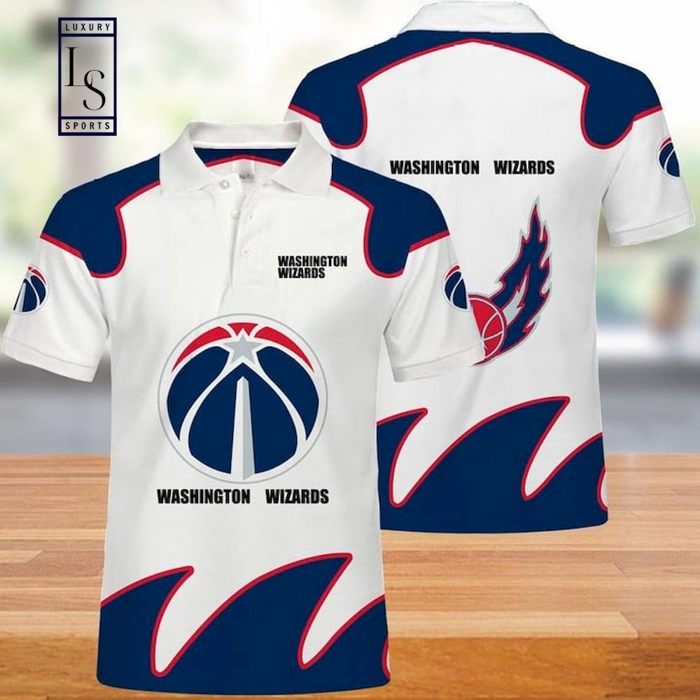 Washington Wizards NBA Basketball Polo Shirt - Bluefink