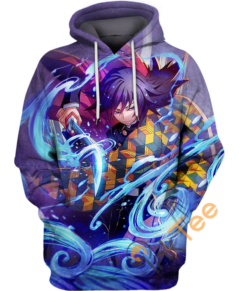 Water Surface Slash Hoodie 3D - Bluefink