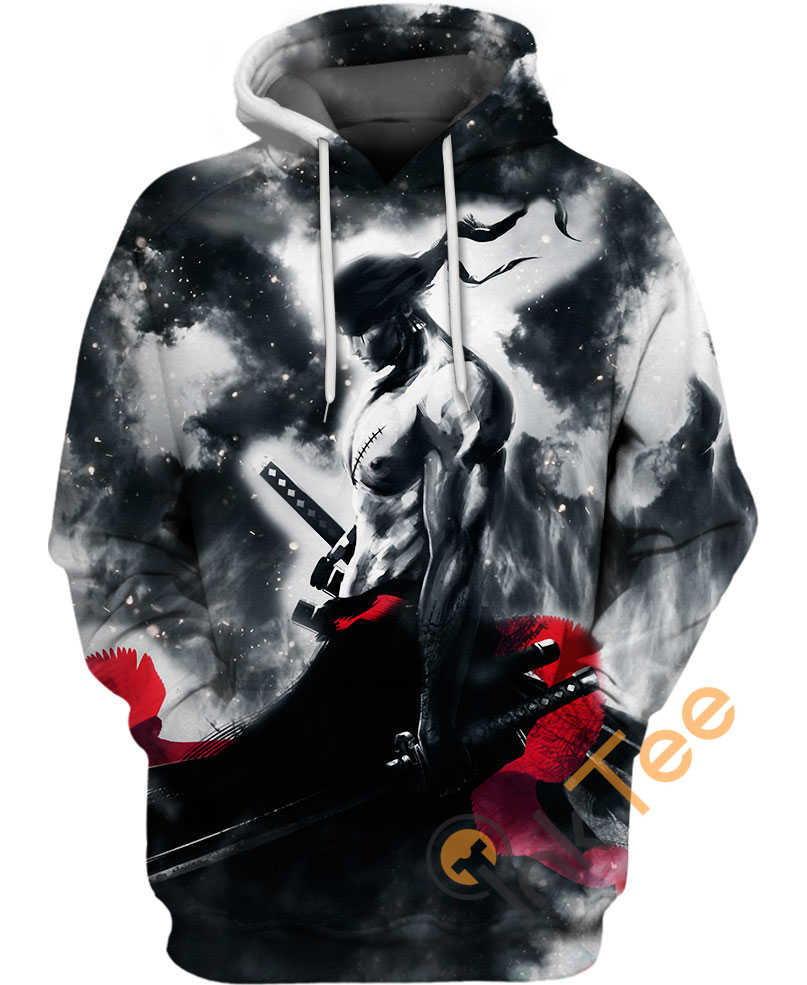 Zoro Samurai Hoodie 3D - Bluefink