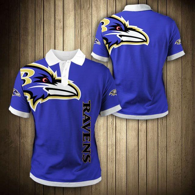 Baltimore Ravens Flag Polo Shirt - Bluefink