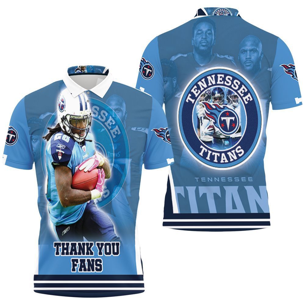 Chris Johnson 28 Tennessee Titans Super Bowl 2021 Afc South Division Champions 3D Polo Shirt ...