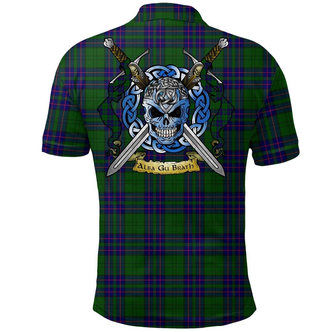 Clothing - Lockhart Tartan Polo Shirt Celtic Scottish Warrior - Golf ...