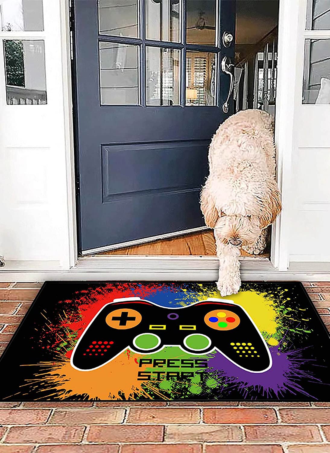 Colorful Gaming Area Rugs for Teen Boys - Video Game Controller Design ...