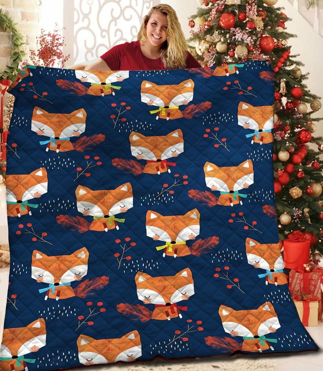 Create Your Own Fox Quilt Bedding Set, Add a Unique Touch to Your Home ...