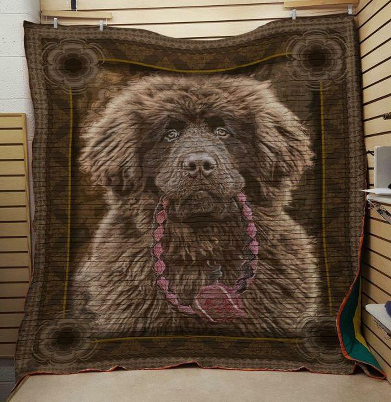 Custom Newfoundland Quilt Bedding Set Blanket - Great for Bedroom ...