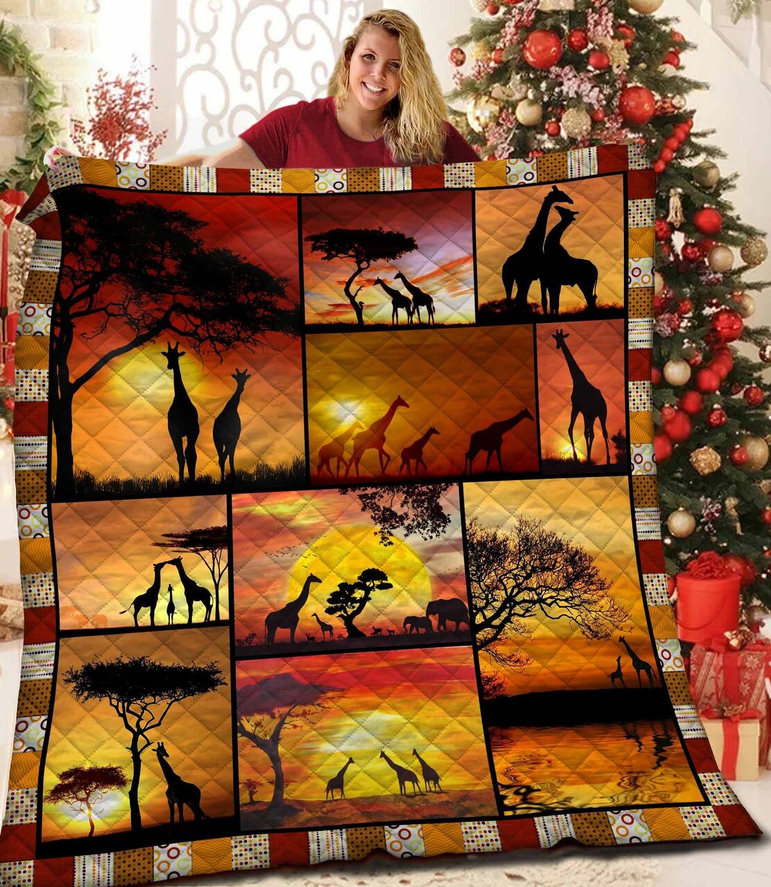 Customizable Florida Themed Quilt Bedding Set for the Bedroom, Great ...