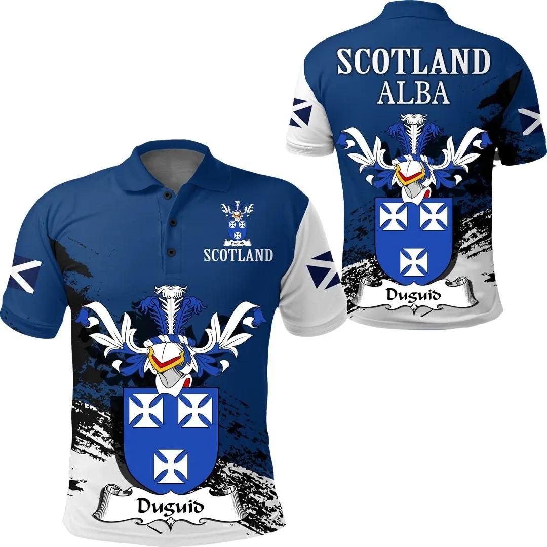 Duguid Scottish Family Crest Scotland Special Polo Shirt - Golf Shirt ...