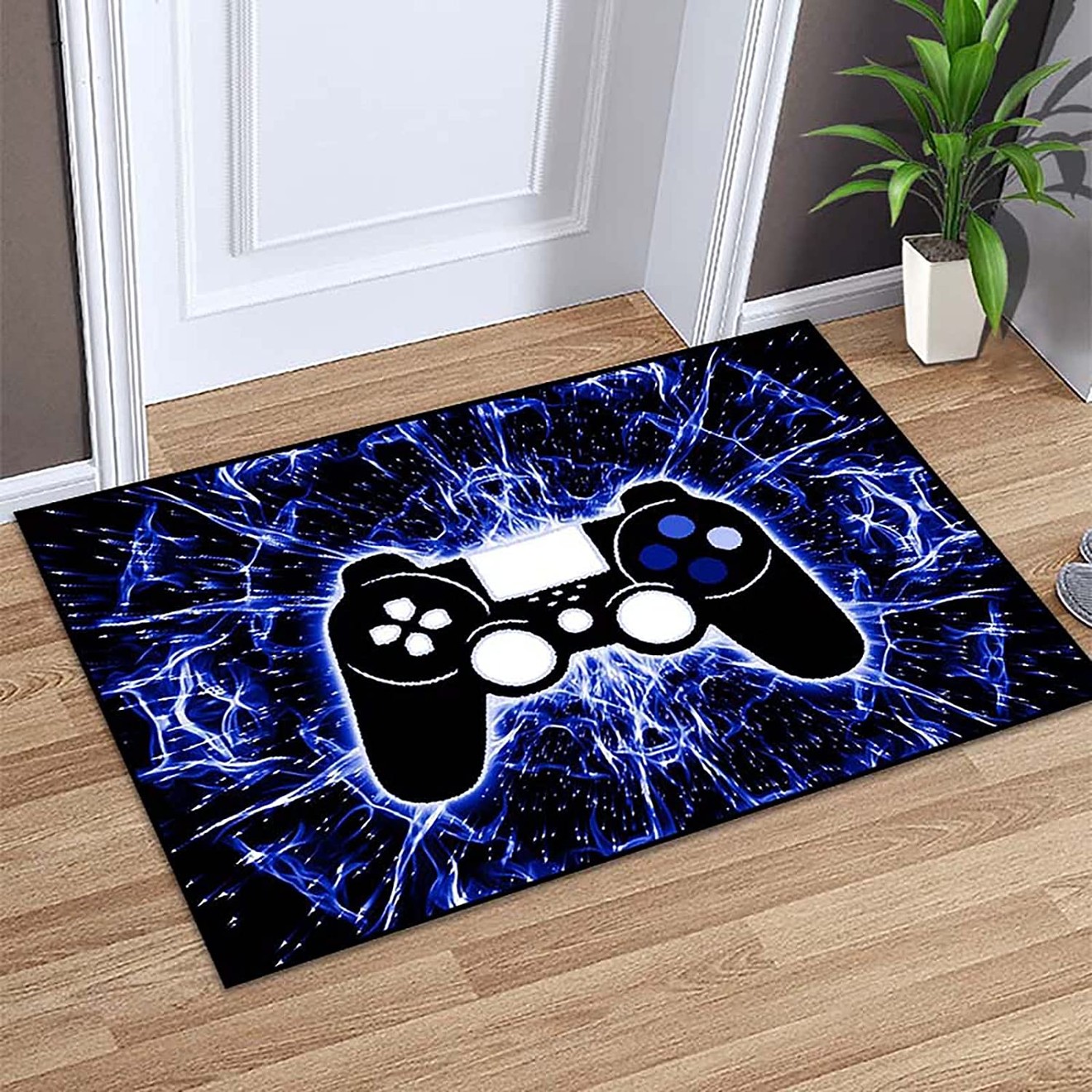 Game Controller Gaming Rugs with Art Abstract Background and Open Space ...