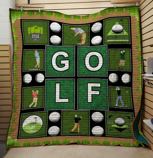 Golf 3 Quilt Bedding Set Bedroom Decor, Gifts for Family - Bluefink