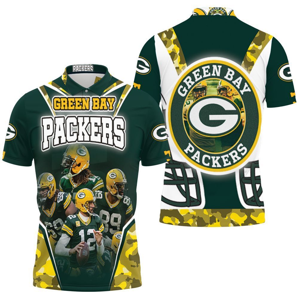 Green Bay Packer Nfc North Champions Division Super Bowl 2021 3D Polo ...