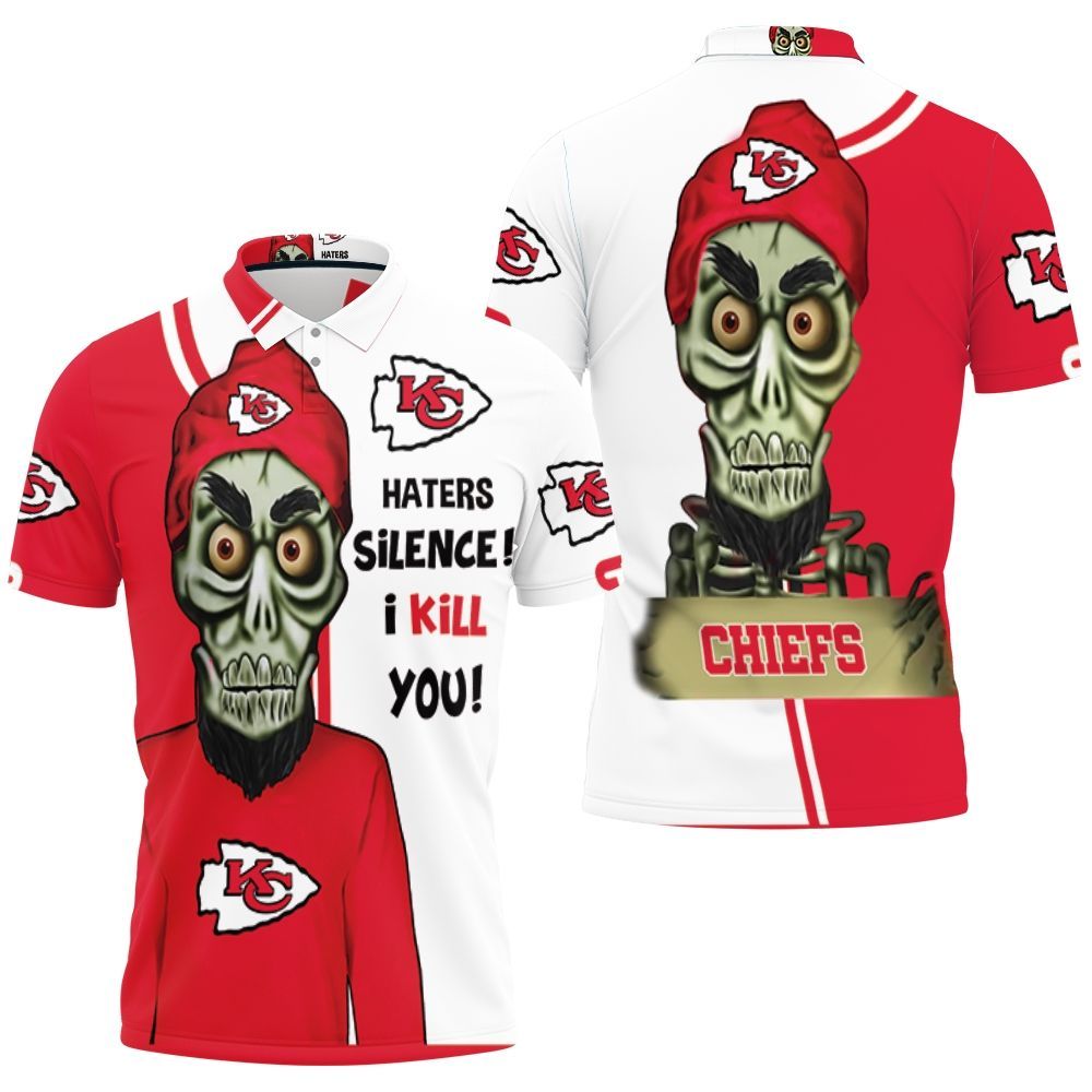 Kansas City Chiefs Haters I Kill You 3D Polo Shirt - Bluefink